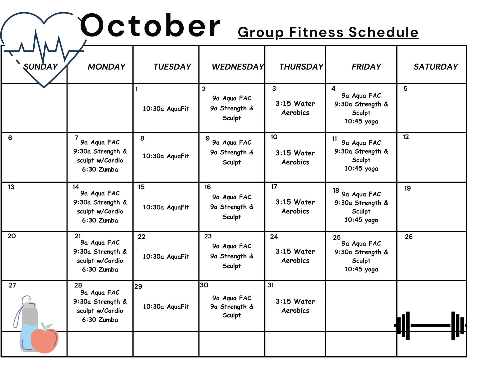 Group Fitness – GC CARC